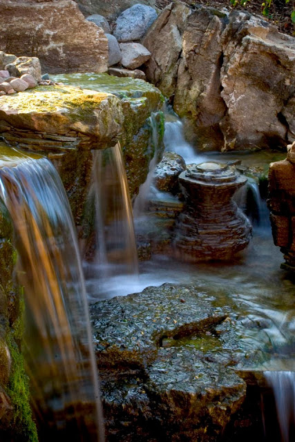 Rustic Waterfalls Add Drama to a Landscape - Aquatic Innovators, LLC